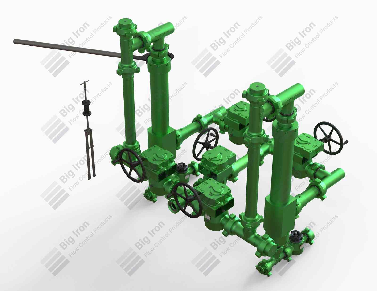 Dual Vertical Debris Catcher Single Barrier 3" Fig 1502 W/ 4" Screen ...